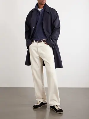 Sease Cotton And Cashmere-blend Jersey Polo Shirt