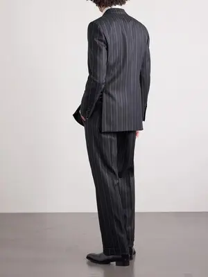 TOM FORD Straight-leg Pinstriped Wool-twill Suit Trousers