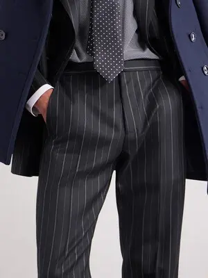 TOM FORD Straight-leg Pinstriped Wool-twill Suit Trousers