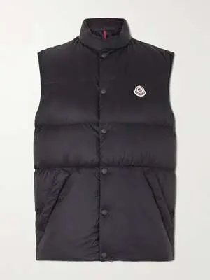 Moncler Logo-appliquéd Quilted Shell Down Gilet