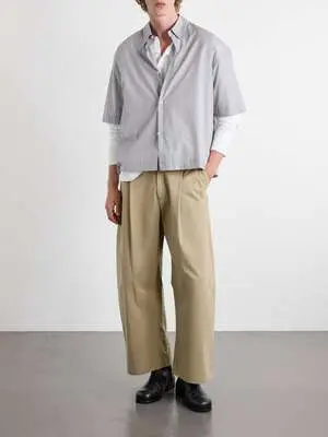 Studio Nicholson Sanko Striped Cotton-poplin Shirt