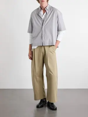 Studio Nicholson Sanko Striped Cotton-poplin Shirt
