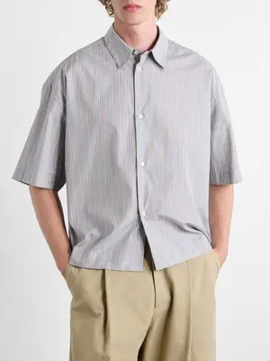Studio Nicholson Sanko Striped Cotton-poplin Shirt