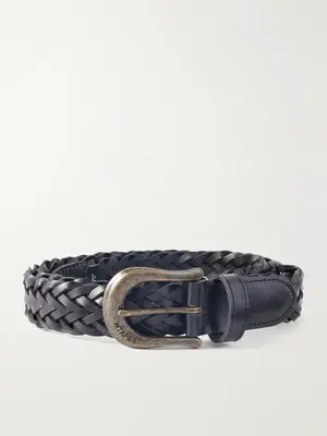 WTAPS® Wtaps Braided Leather Belt - Black