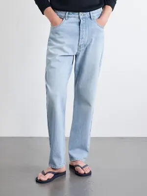 Studio Nicholson Riso Straight-leg Jeans - Blue