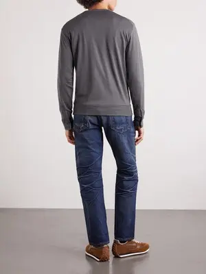 TOM FORD Slim-fit Cashmere, Wool And Silk-blend Sweatshirt