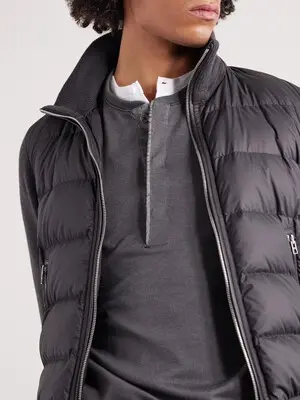 TOM FORD Slim-fit Cashmere, Wool And Silk-blend Sweatshirt