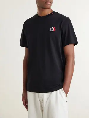 Moncler Logo-appliquéd Cotton-jersey T-shirt