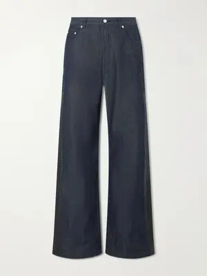 A.p.c. Fragment Sally Straight-leg Printed Jeans - Blue
