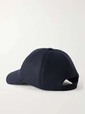 Kiton Logo-embroidered Cashmere Cap
