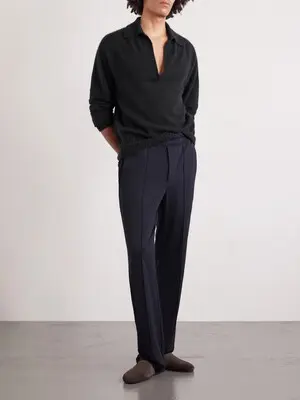 TOM FORD Cashmere And Silk-blend Polo Sweater