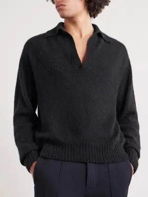 TOM FORD Cashmere And Silk-blend Polo Sweater