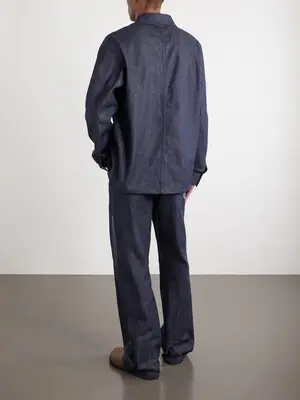 A.p.c. Fragment Printed Denim Jacket
