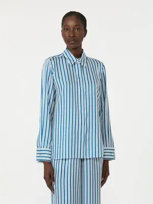 Max Mara Striped Twill Shirt