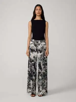 Diane Von Furstenberg Malia Pants - Paysage Black