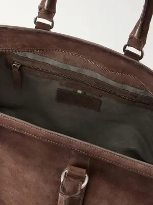 Officine Creative Quentin 009 Suede Weekend Bag