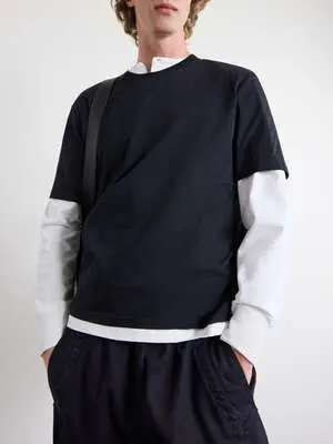 Studio Nicholson Bric Cotton-jersey T-shirt