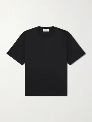 Studio Nicholson Bric Cotton-jersey T-shirt - Black