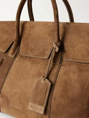 Officine Creative Suede Weekend Bag