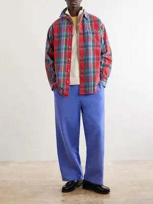 Aimé Leon Dore Straight-leg Logo-appliquéd Cotton-jersey Sweatpants