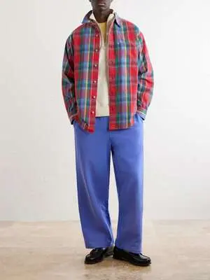 Aimé Leon Dore Straight-leg Logo-appliquéd Cotton-jersey Sweatpants