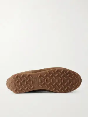 TOM FORD Mick Suede And Leather Trimmed Sneakers - Brown