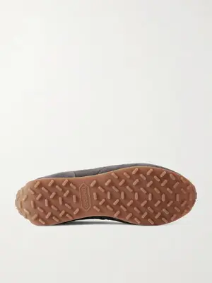 TOM FORD Mick Suede And Leather Sneakers - Gray