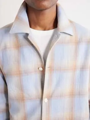 SECOND / LAYER Logan Checked Cotton Shirt