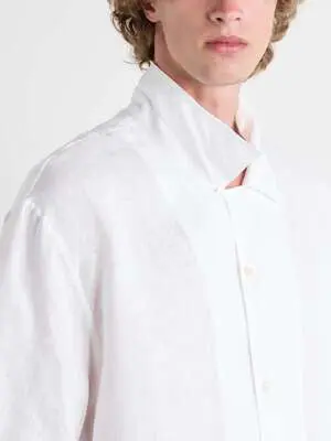 Studio Nicholson Convertible-collar Linen Shirt