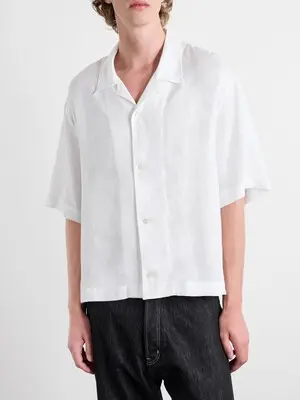 Studio Nicholson Convertible-collar Linen Shirt