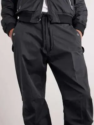 TOM FORD Straight-leg Cotton-twill Drawstring Trousers