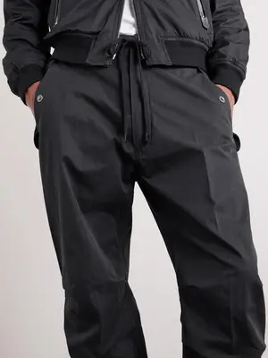 TOM FORD Straight-leg Cotton-twill Drawstring Trousers