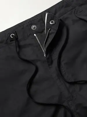 TOM FORD Straight-leg Cotton-twill Drawstring Trousers
