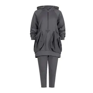 CLOTHES BY LOCKER ROOM Steel Zip Hoodie & Jogger Set - Grey