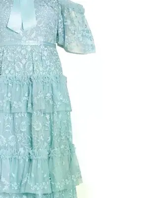 NEEDLE & THREAD Primrose Floral-embroidered Maxi Dress