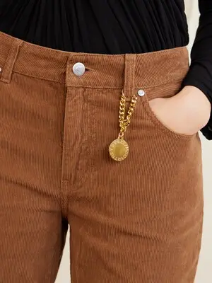 Stella McCartney Cotton Corduroy Flared Trousers