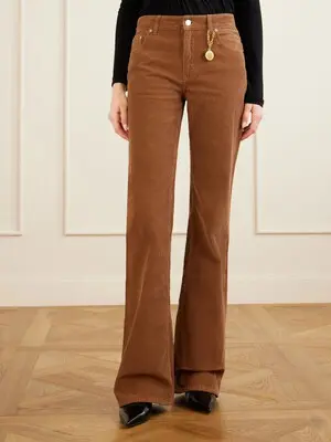 Stella McCartney Cotton Corduroy Flared Trousers