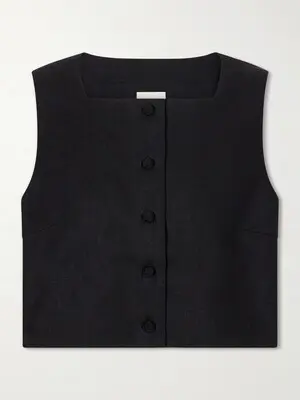 Posse Rio Linen Tank Top - Black