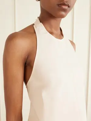 Wardrobe.NYC Cotton-blend Halterneck Top