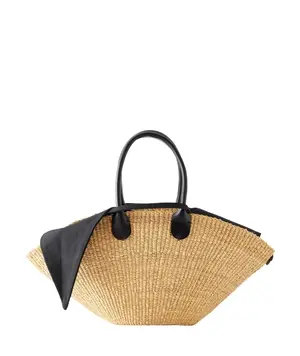 MUUÑ Sophia Raffia Tote