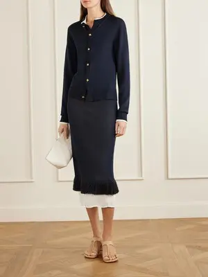 Bottega Veneta Knitted Silk Cardigan