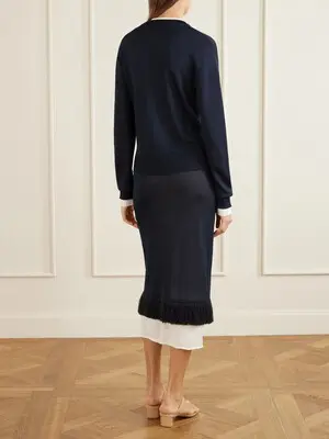 Bottega Veneta Knitted Silk Cardigan