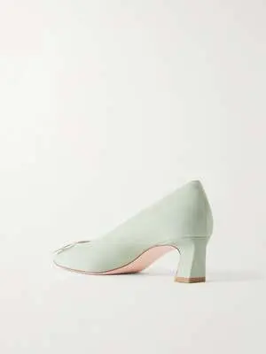 ROGER VIVIER Belle Vivier Trompette 45 Suede Pumps