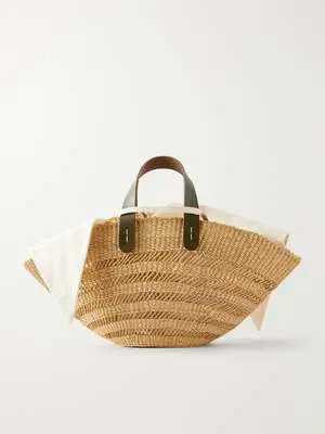 Muuñ Chantelle Raffia Tote - Neutral