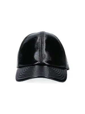 COURREGES Vynil Reedition Baseball Cap - Black