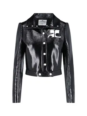COURREGES Vinyl Jacket "reedition - Black