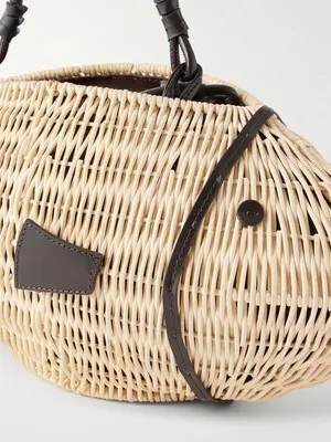 Staud Cleo Fish Mini Tote - Neutrals