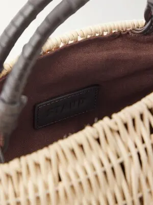 Staud Cleo Fish Mini Tote - Neutrals