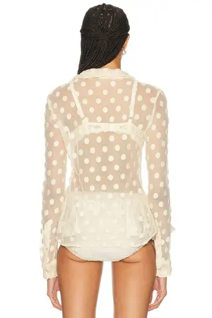 Dries Van Noten Cloudy Shirt In Cream