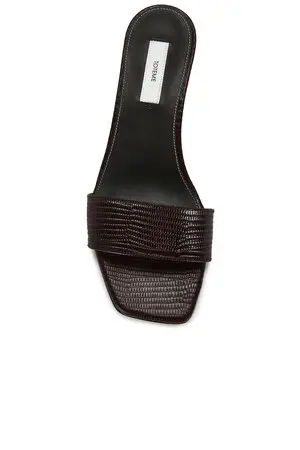 TOTEME Slim Lizard Embossed Bandage Mule